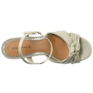 Rampage | Shoes | Rampage Chunky Heel Sandal With Back Strap | Poshmark